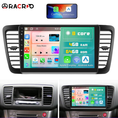 Car Stereo Radio 4+64G For 2003-09 Subaru Outback Legacy Android 13 ...