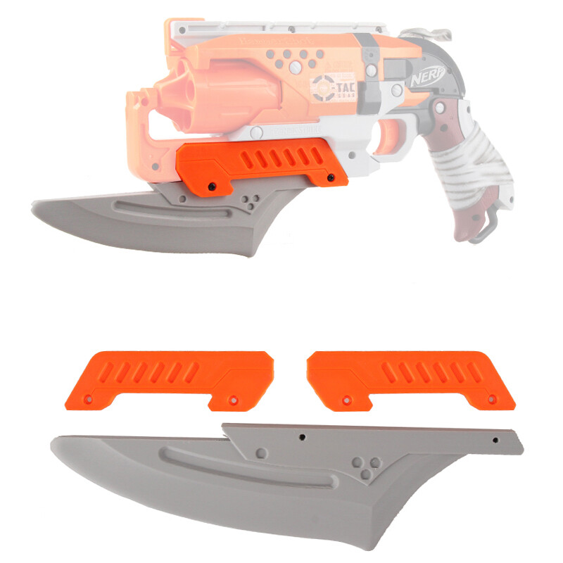 Worker MOD F10555 Rail Blade 3D printed for Nerf HammerShot Balster ...