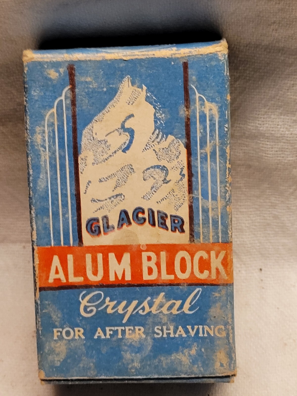 BARBER SHOP UNUSED GLACIER ALUM BLOCK CRYSTAL FOR AFTER SHAVING w ...