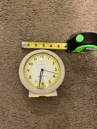 Vtg Westclox Loud Alarm Cream Big Ben Alarm Clock Working Glow in the ...