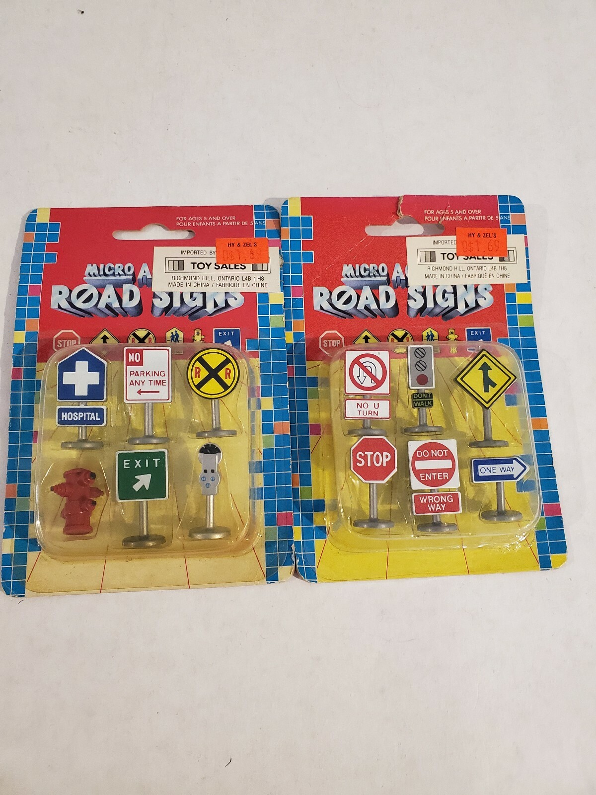 Funrise Micro Action Road Signs 2 Packs Of Six | eBay