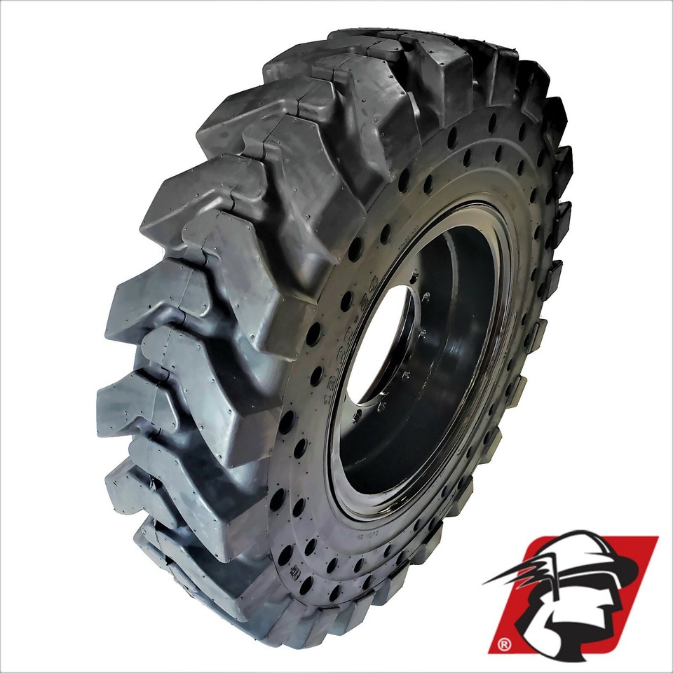 1300x24 Solid Telehandler Tire Set of Four with Rim McLaren Maximizer ...