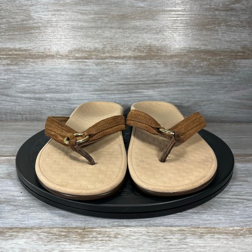 Vionic Woman’s Tide Aloe Toe Post Suede Flip Flop Sandals Size ? | eBay