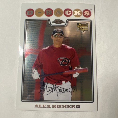2008 Topps Chrome Bronze Refractor #202 Alex Romero NEW | eBay