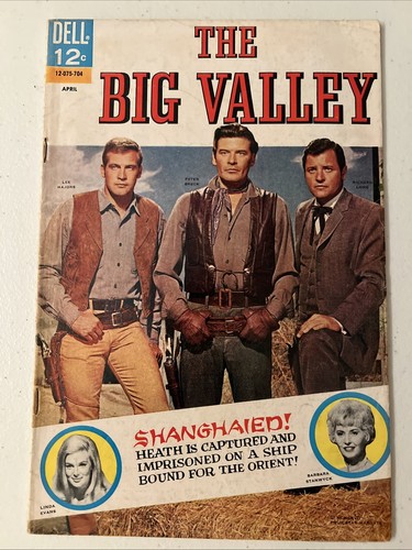 The Big Valley Comic Book (Dell, No. 4, April 1967) Country Western ...