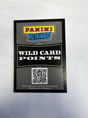 2022 Panini Rewards WILD CARD POINTS Unredeemed | eBay