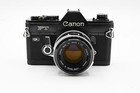 Canon FT QL 35mm Film Camera With 50mm f/1.8 Lens - Black or Chrome ...