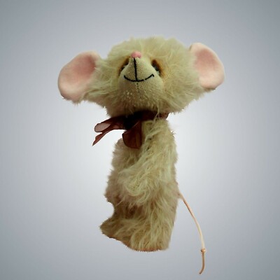 Figaro soft toy mouse sewing pattern. Makes 5 inch jointed mouse by ...