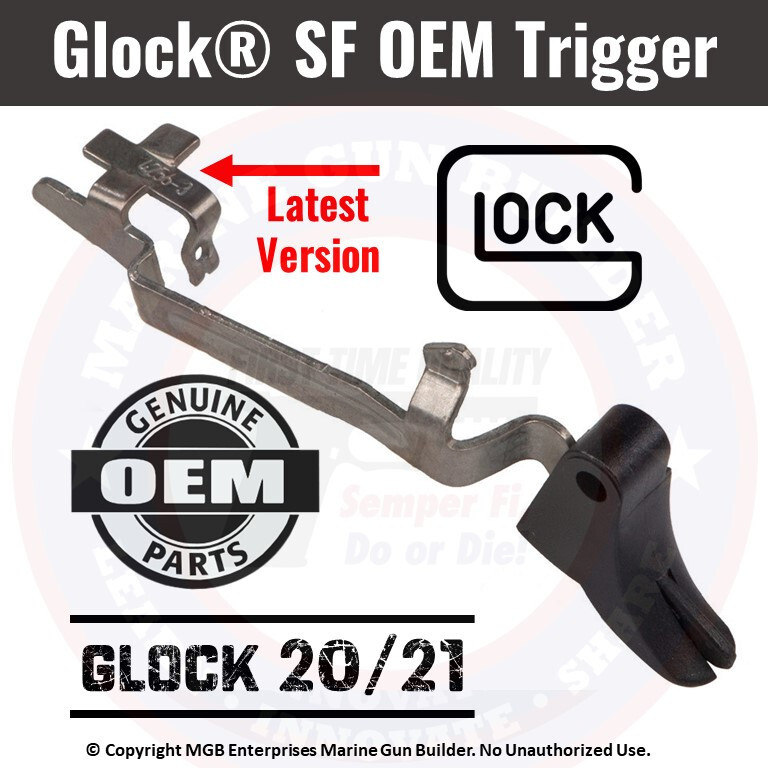 GLOCK 21SF 20SF OEM Trigger Group Gen 3 Fix Lone Wolf Dead Trigger 45 or 10mm | eBay
