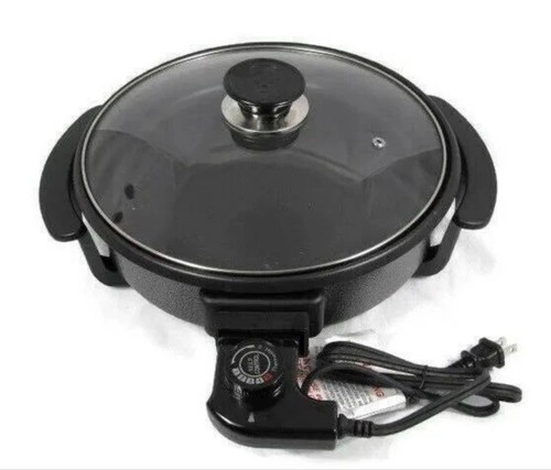 PARINI 12" Non-Stick Electric Pizza Cooker, Variable Temps | eBay