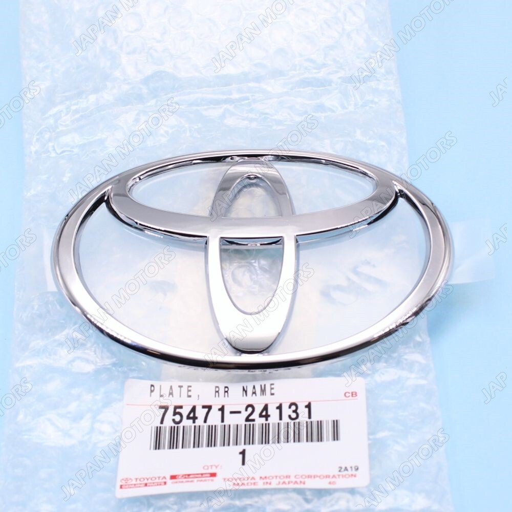 New Genuine Toyota Rear Body Chrome “T” Emblem UZJ100 Land Cruiser ...