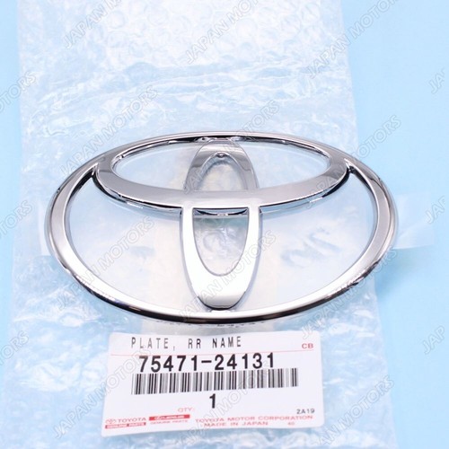 New Genuine Toyota Rear Body Chrome “T” Emblem UZJ100 Land Cruiser ...