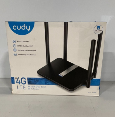 Cudy Router Dual Band Unlocked 4G LTE Modem LT500 AC1200 with SIM Card ...