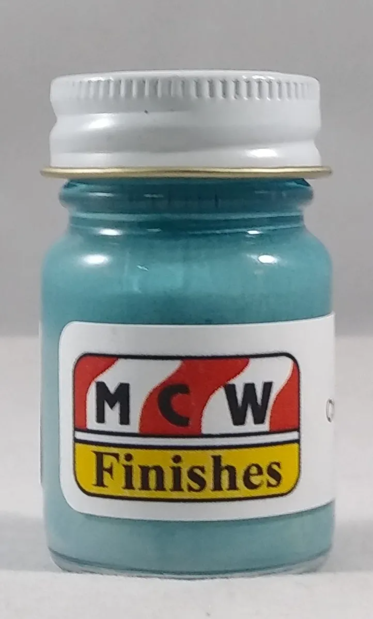 MCW Finishes 1406E Chrysler Engine Turquoise Enamel Model Paint for ...