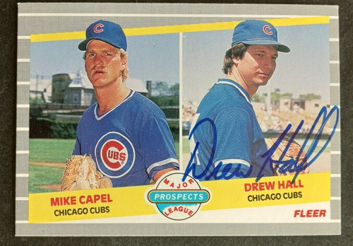 1989 Fleer SIGNED: Drew Hall, CUBS #643 | eBay