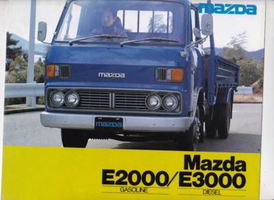 1977 MAZDA E2000 PETROL and E3000 DIESEL TRUCK 6p Australian Market ...