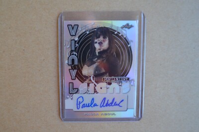 Paula Abdul 2022 Leaf Pop Century autograph card #VS-PA1 singer 7/20 | eBay