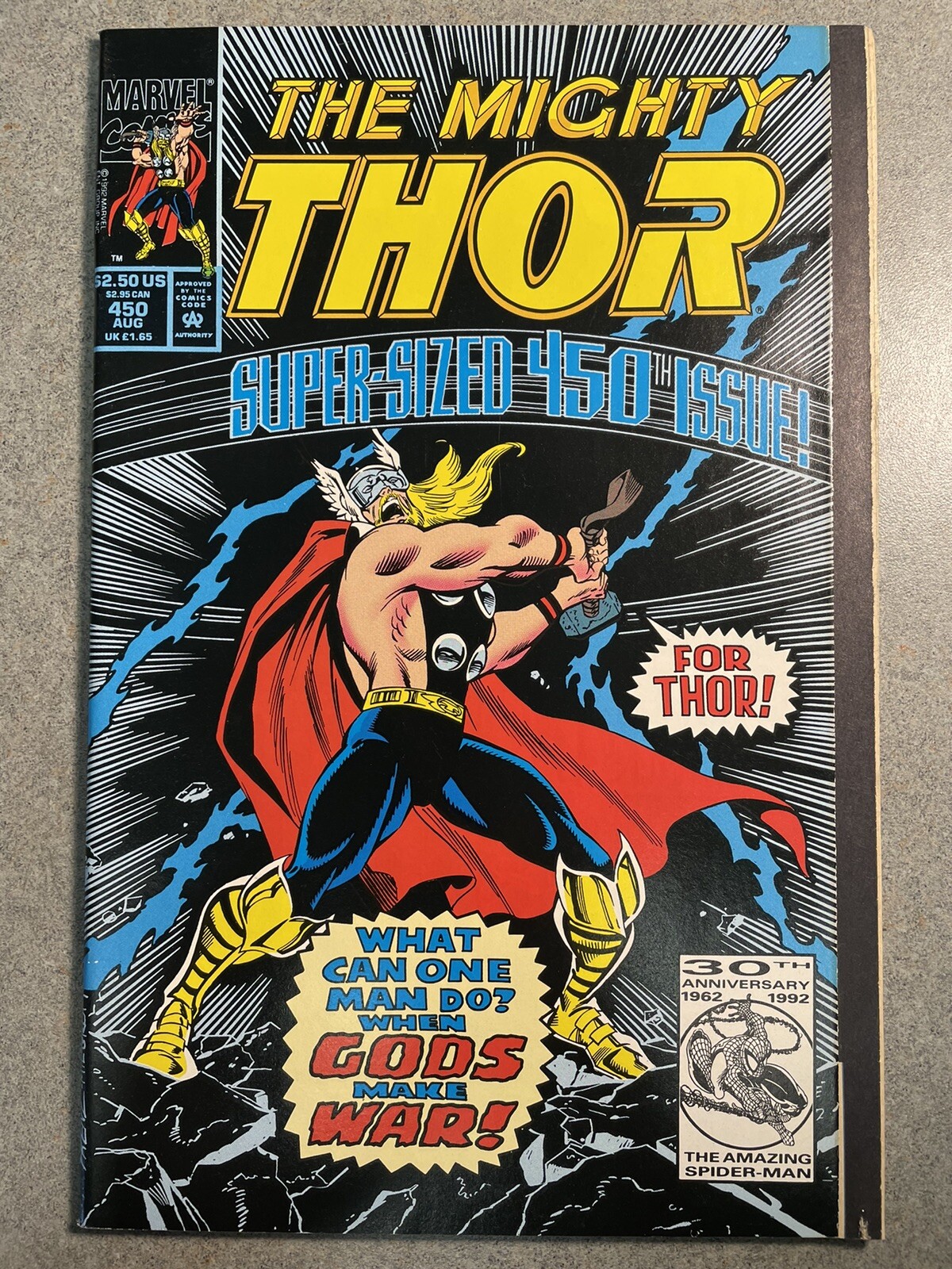 THOR #450 (1992) KEY! 1ST APPEARANCE OF BLOODAXE MARVEL COMICS | eBay