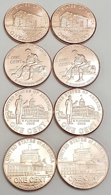 2009 P & D Lincoln Cent / Penny Set (ALL 8 COINS) **BU** *FREE SHIPPING ...