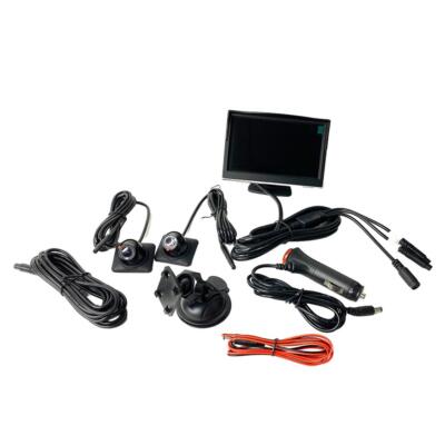 Left Side View 5 inch TFT LCD Car Camera Monitor Kit with Dual Cameras ...