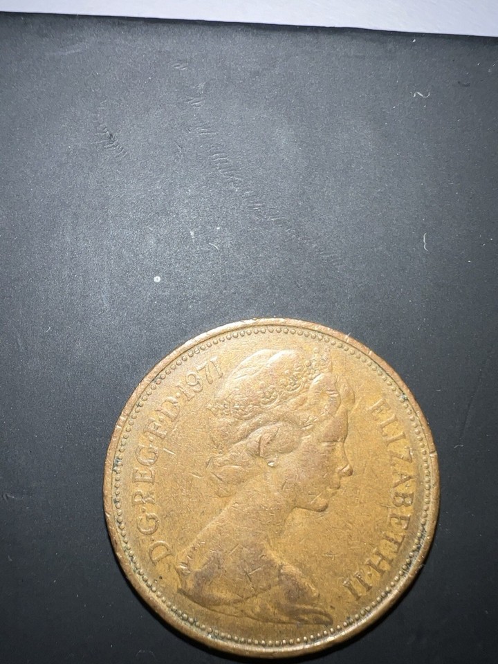 The 1971 New Pence British 2p coin is an extremely rare find! | eBay