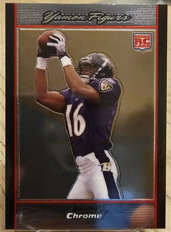 2007 Bowman Chrome Yamon Figurs RC #BC91 Baltimore Ravens | eBay