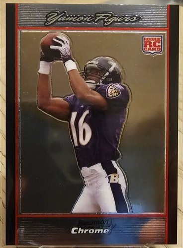 2007 Bowman Chrome Yamon Figurs RC #BC91 Baltimore Ravens | eBay