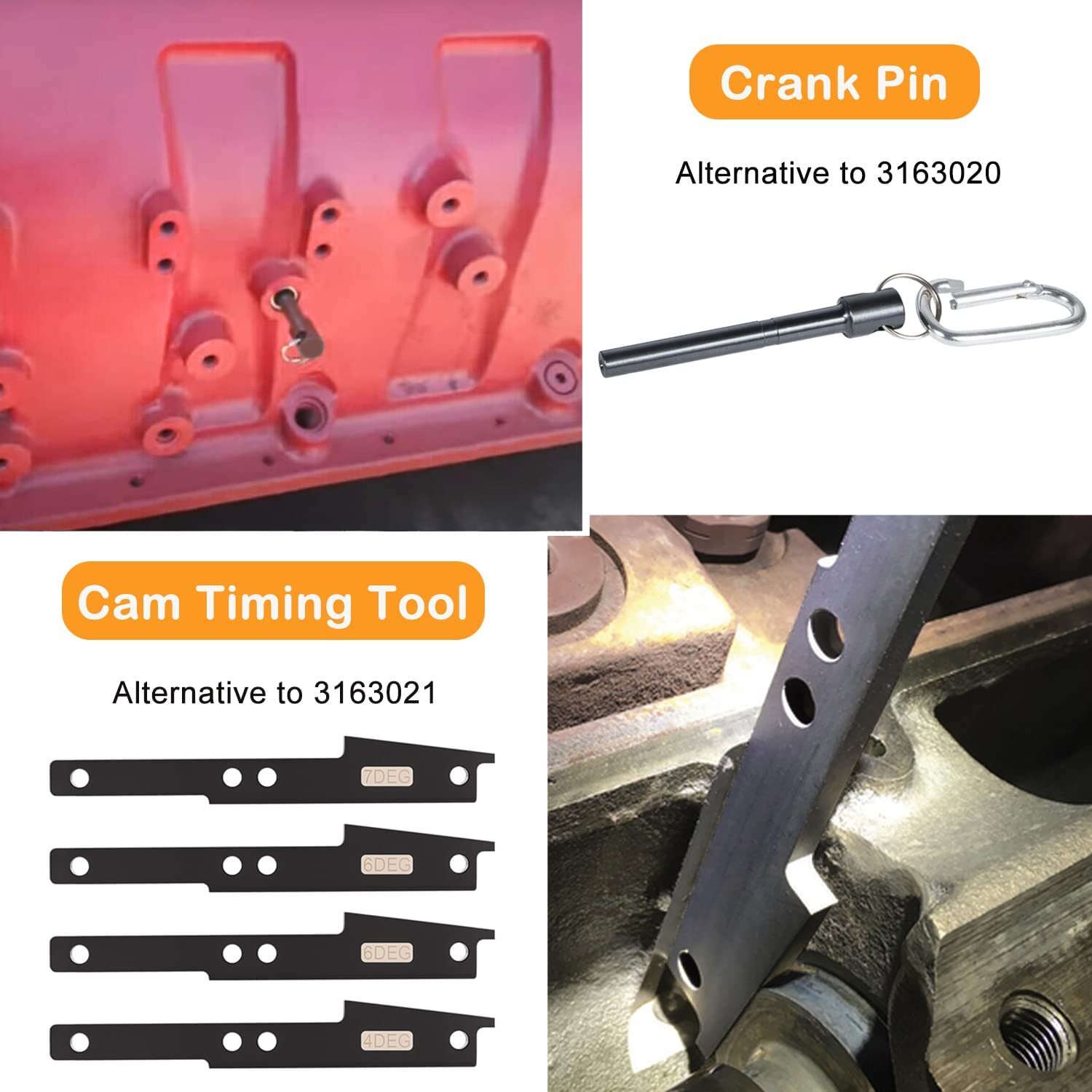 3163021 3163069 Cummins ISX QSX Cam Timing & Injector Cam Gear Puller ...