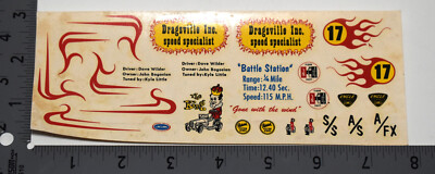 Vintage NOS AMT 3 in 1 Battle Station Dragsville The King Model Kit ...