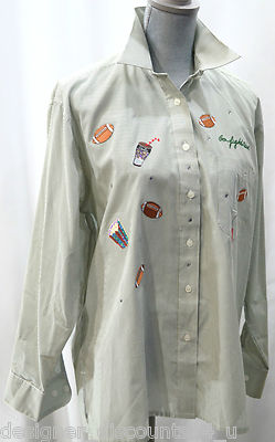 Mili Designs Blouse Football embroider Shirt Top Embellished Women ...