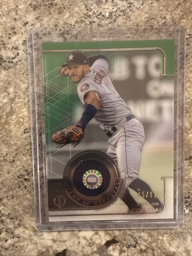 2019 Topps Tribute - Stamp of Approval Relics Carlos Correa #SOA-CC ...