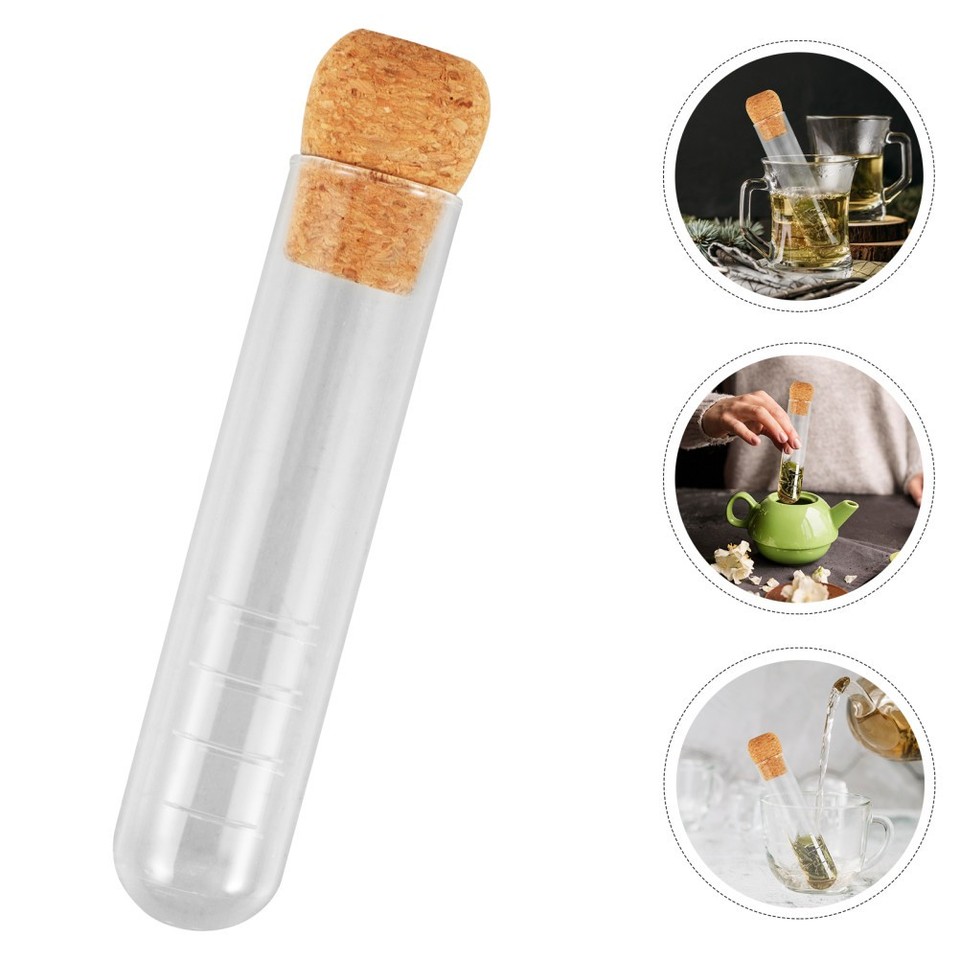 Test Tube Shape Tea Strainer Infusifie - Infuser Loose Leaf Steeper ...