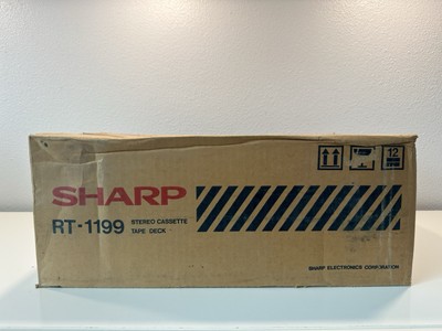 VINTAGE *NEW* Sharp RT-1199 Stereo Cassette Deck Tape Player Recorder ...