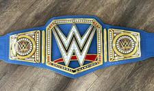 Official WWE Authentic Universal Championship Blue Replica Title Belt ...