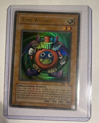 YuGiOh! Time Wizard [MRD-065] Ultra Rare Vintage Yu-Gi-Oh Card - LP | eBay