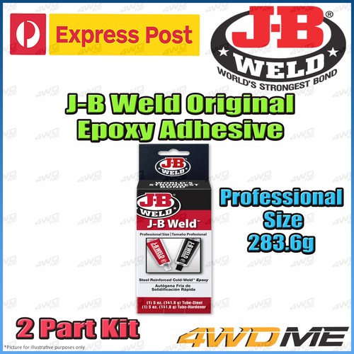 JB Weld Professional 2 Part Epoxy Glue Adhesive Twin Tube Pack Original ...