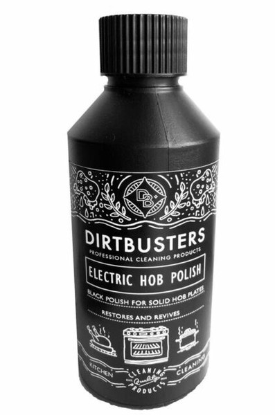 Dirtbusters Electric Hob Polish Black Solid Hotplate Restorer Protector ...