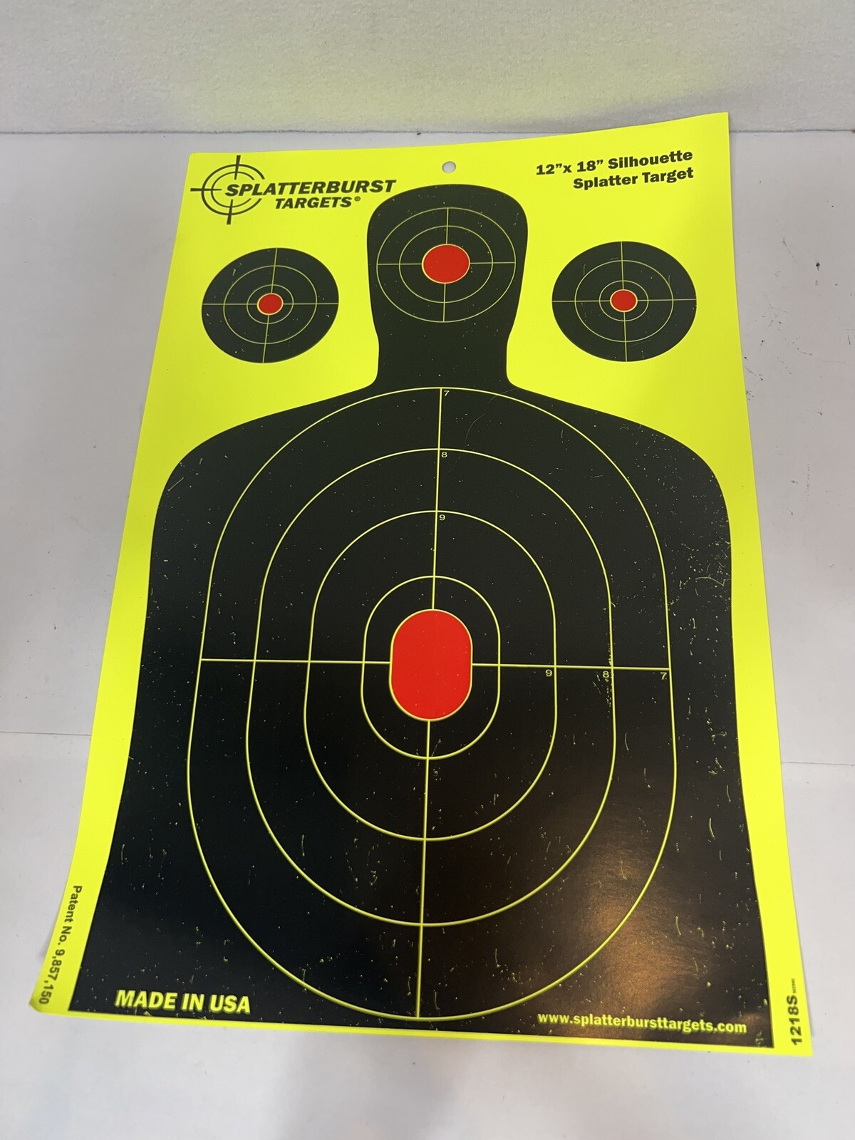 Silhouette Splatter Target (28) Easily See Your Shots Burst Brig - 12 ...