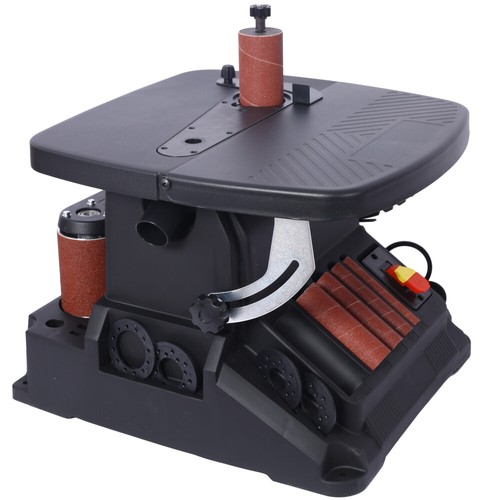 2 IN 1 Combination Woodworking Machine Oscillating Spindle Sander ...
