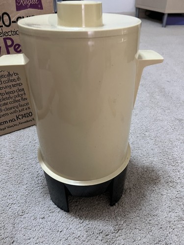 Vintage Poly Perk Regal Betty Crocker 10 - 20 Cup Coffee Maker K7420G ...