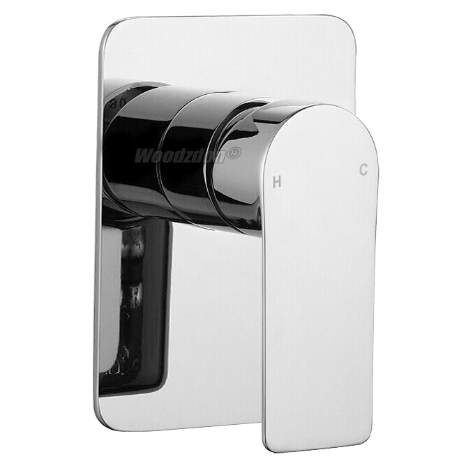 Square Shower Valve Trim Kit Single Handle Wall Mount Bathroom Faucet ...