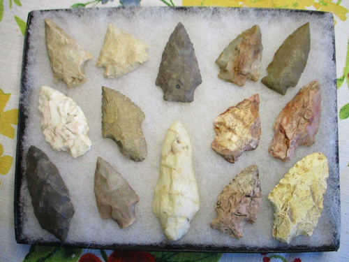 AUTHENTIC INDIAN Arrowheads LOT 3. BIGGEST ARROWHEAD 3. INCHES | eBay