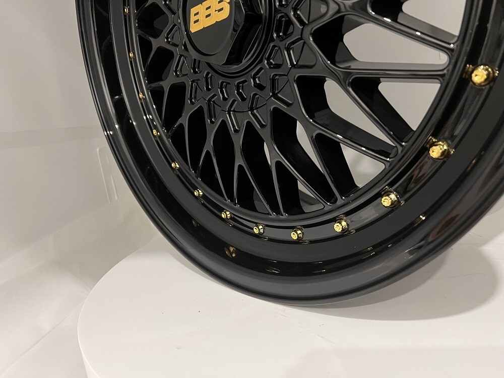 Black Acura Integra Gold Rims