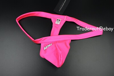 N2N Bodywear Men neon pink swim G-string thong swimwear size L XL | eBay
