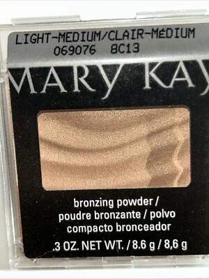 NEW Mary Kay Bronzing Powder Pressed Light Medium .30 Oz 069076 | eBay