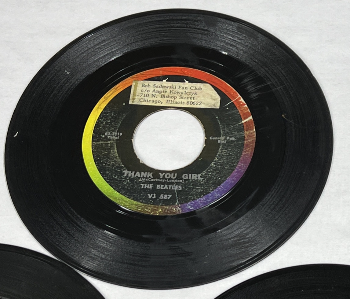 Beatles Lot of 3 Vintage Vinyl 7” Records 45 RPM Singles PS I Love You ...
