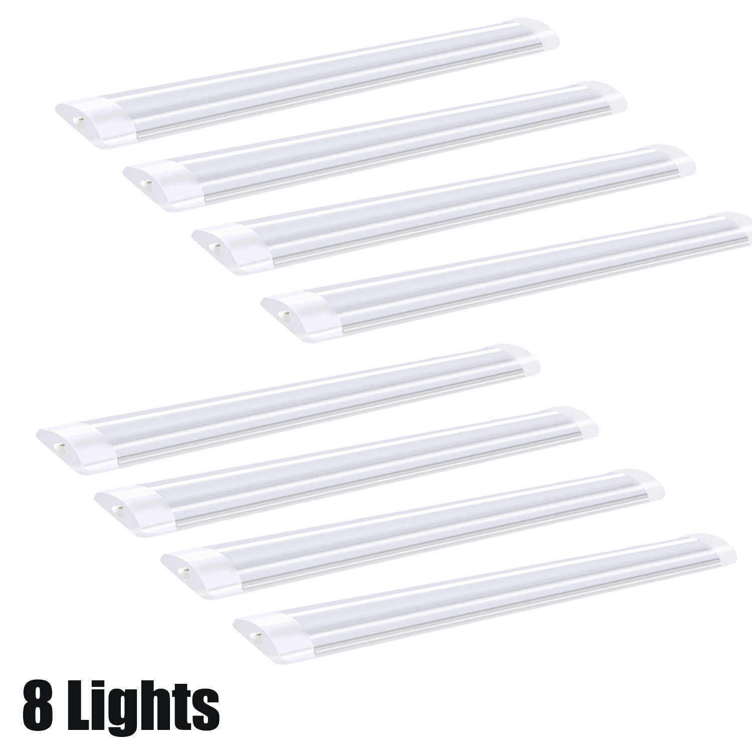 LED Batten Light 1200mm 48W 6500K 4FT LED Batten Lighting Fixture 4-24 ...