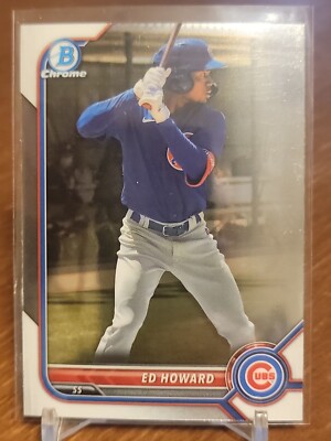 2022 Bowman Chrome Prospect #BCP-64 Ed Howard - Chicago Cubs | eBay