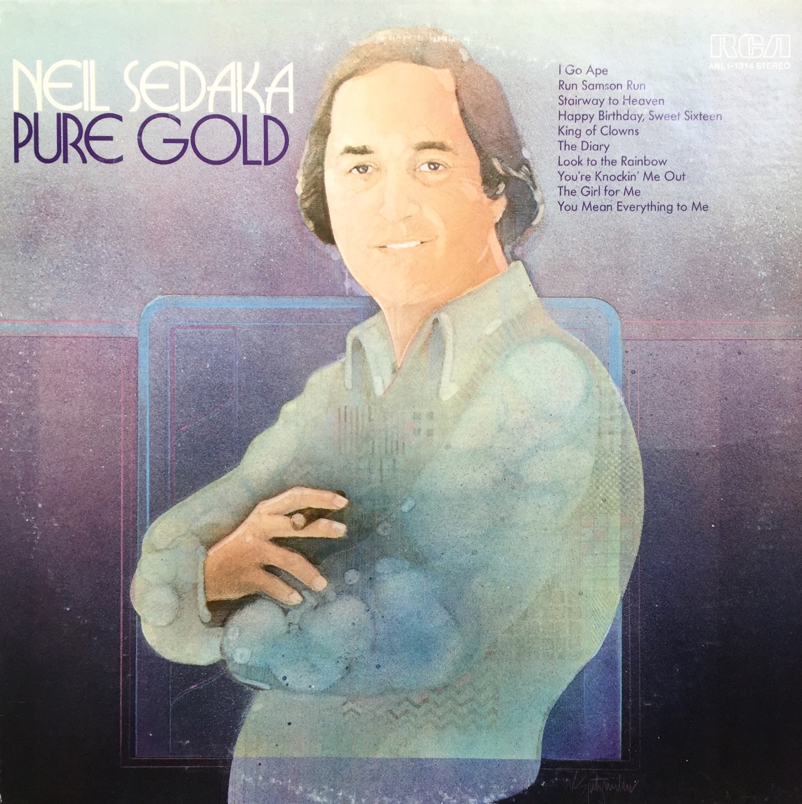 NEIL SEDAKA Pure Gold VINYL LP Original 1976 RCA PROMO LP | eBay