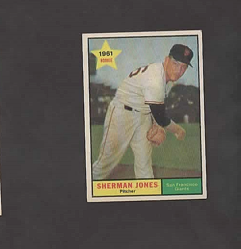 1961 Topps #161 SHERMAN JONES | eBay